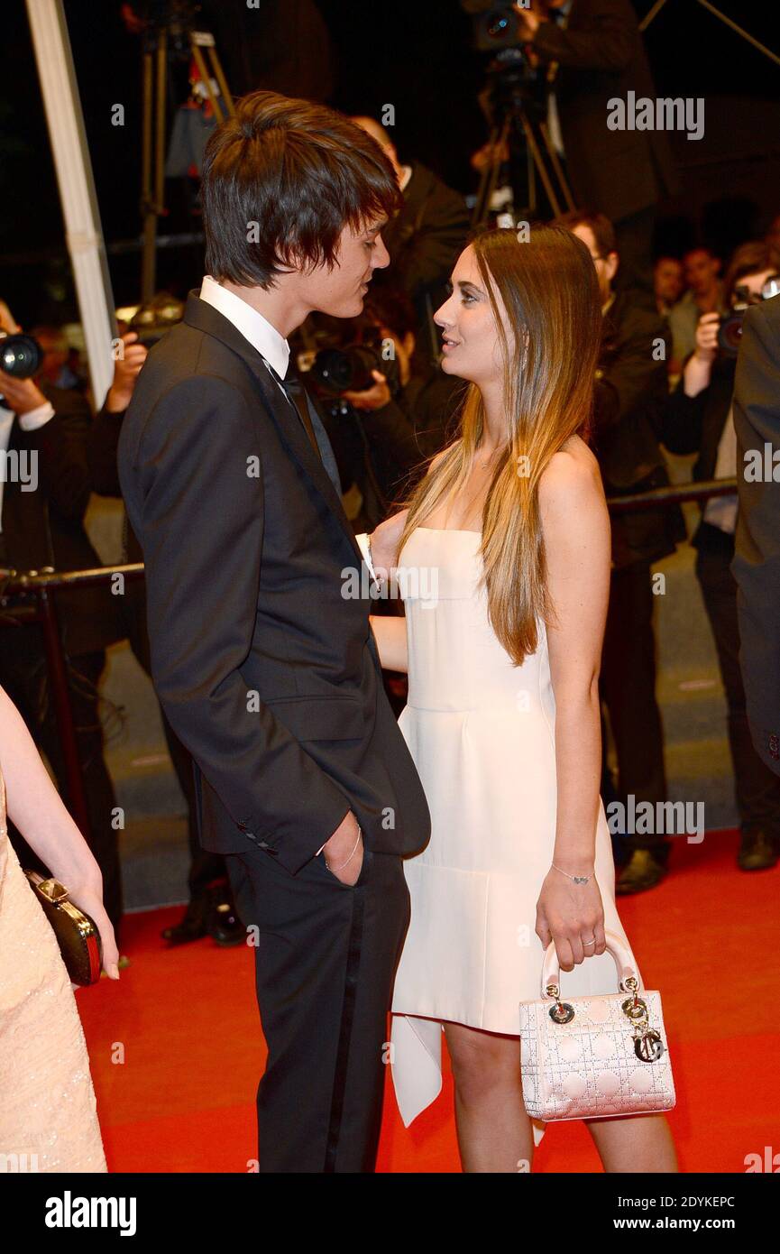 Alain-Fabien Delon and his girlfriend arriving at La Grande Bellezza ...