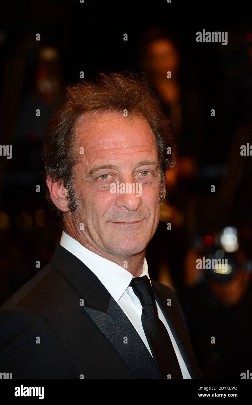 Vincent Lindon arriving at La Grande Bellezza screening and Les Salauds ...