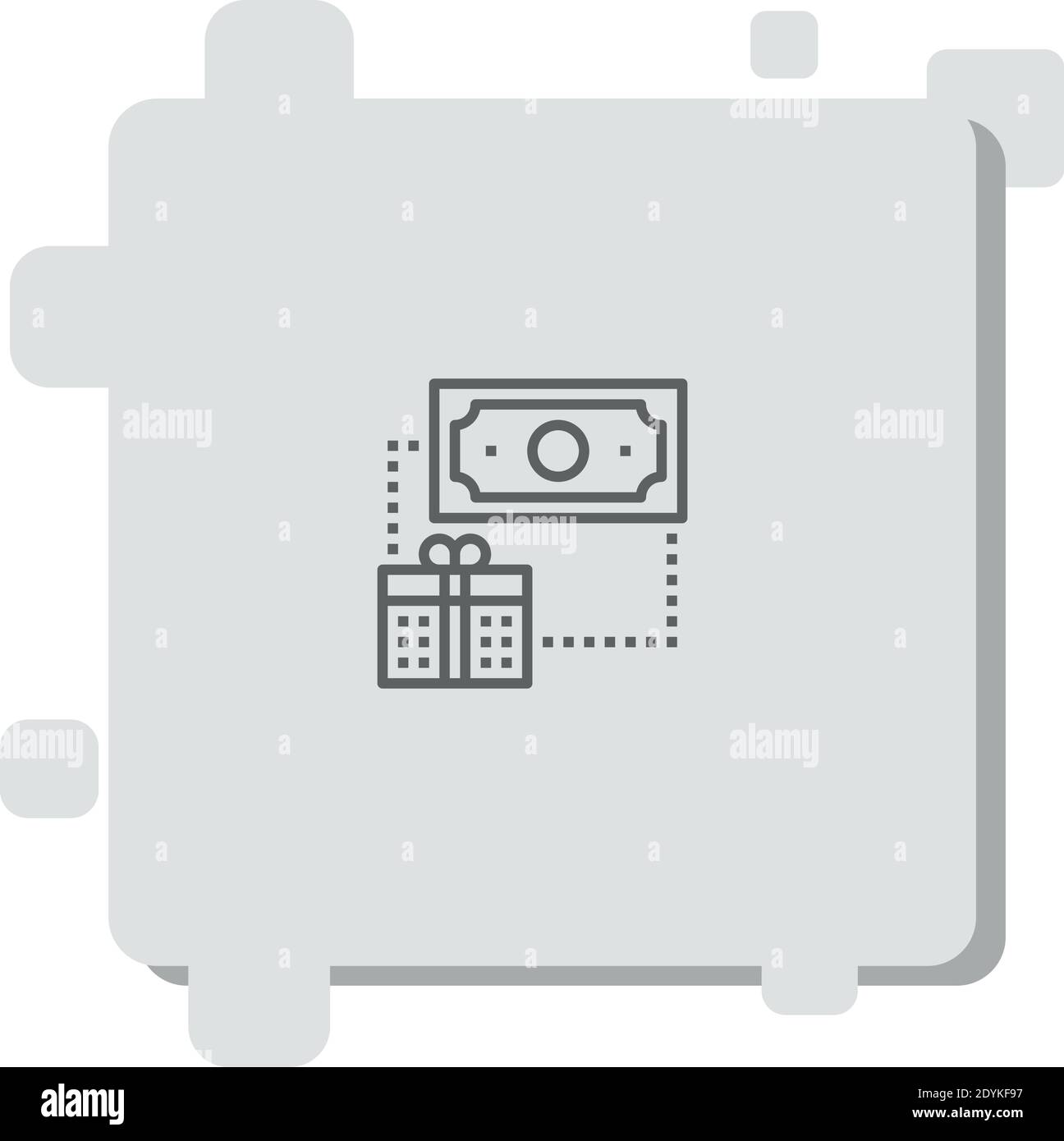 gift box vector icon modern simple vector illustration Stock Vector Image & Art - Alamy