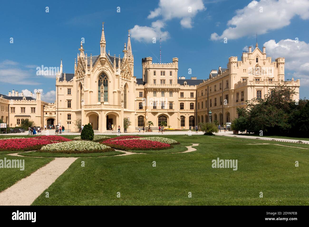 Lednice Castle Moravia Stock Photo - Alamy