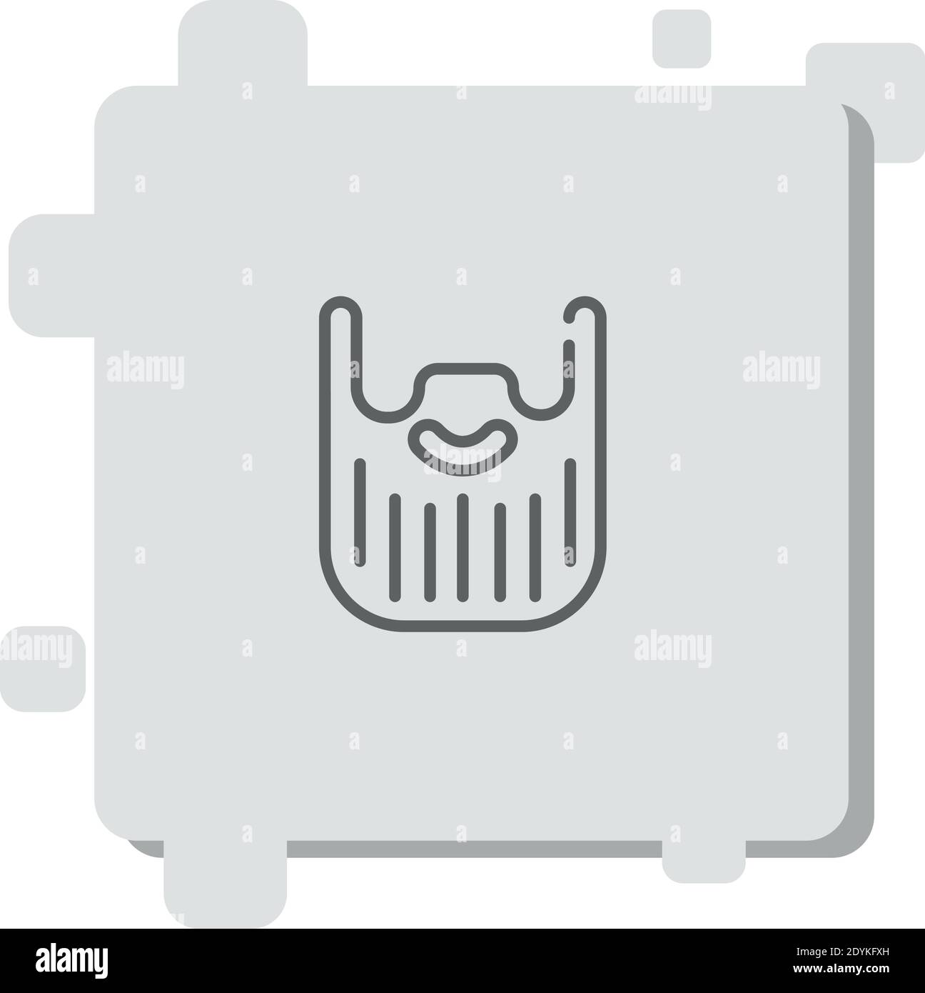 beard vector icon modern simple vector illustration Stock Vector Image ...