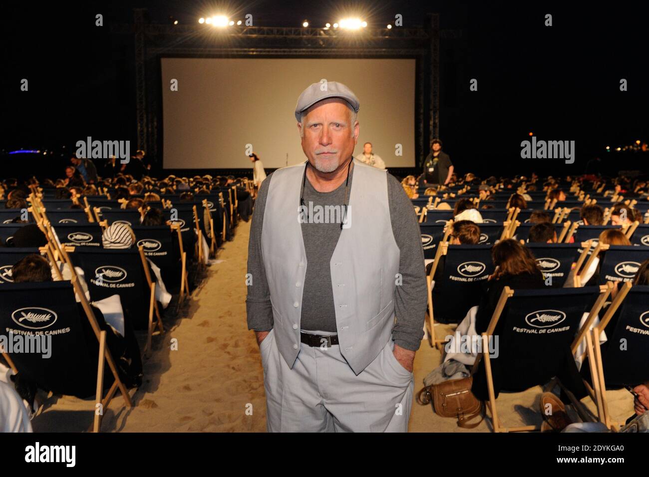Exclusive - Richard Dreyfuss poses at a beach side screening of Steven ...