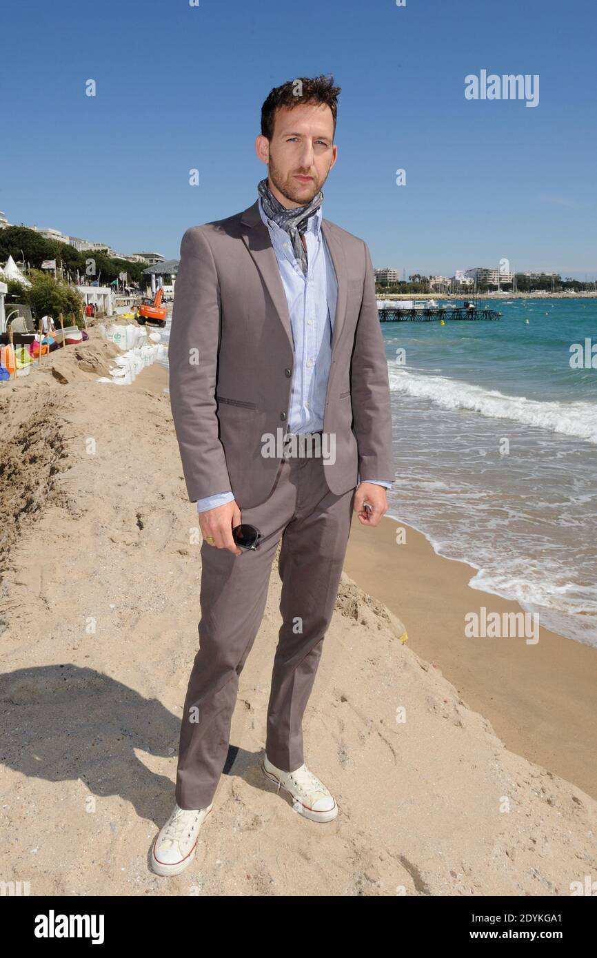 Ori Pfeffer posing during the presentation of the film A Strange Course ...