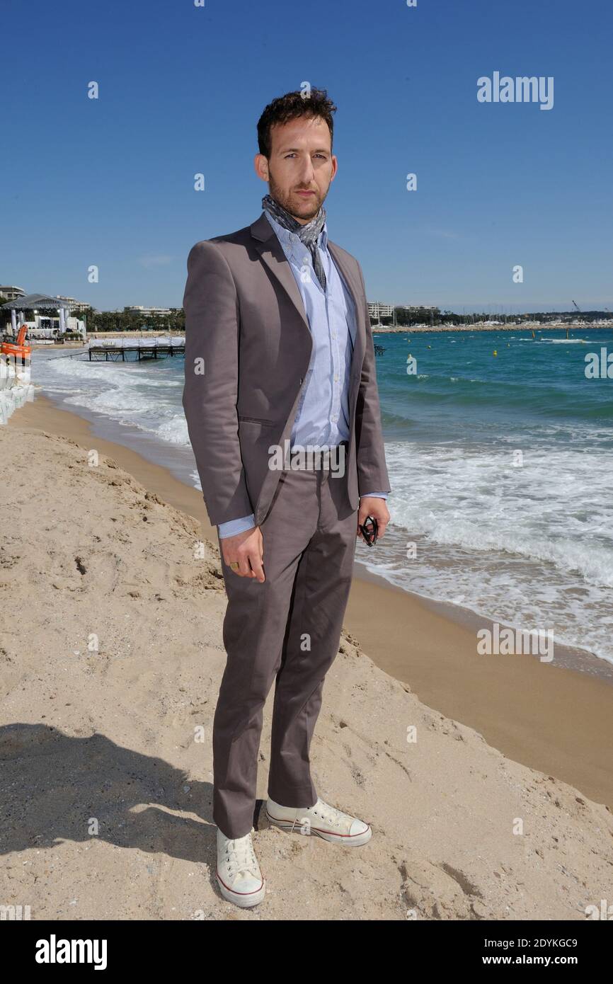 Ori Pfeffer posing during the presentation of the film A Strange Course ...
