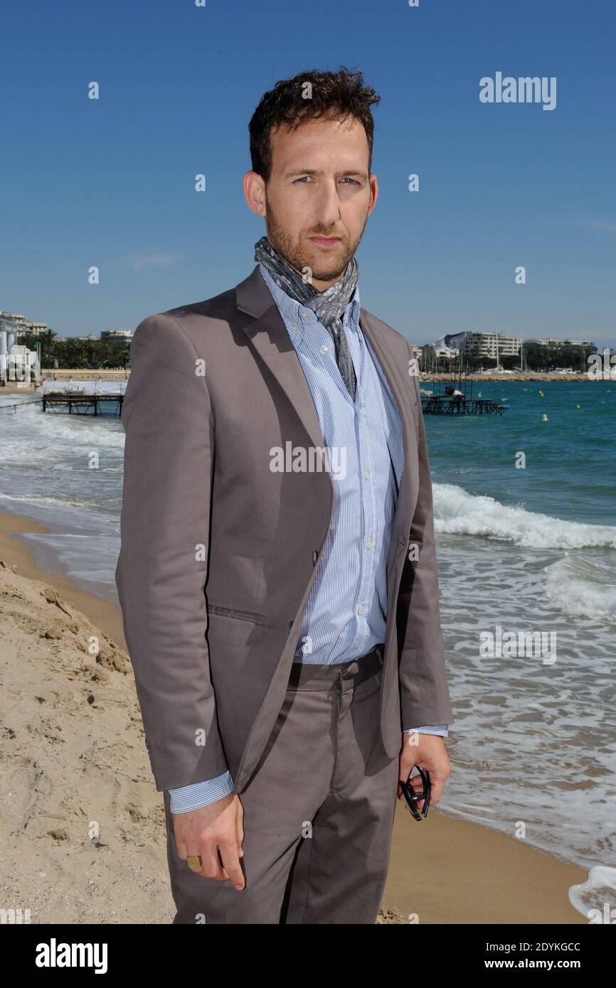 Ori Pfeffer posing during the presentation of the film A Strange Course ...
