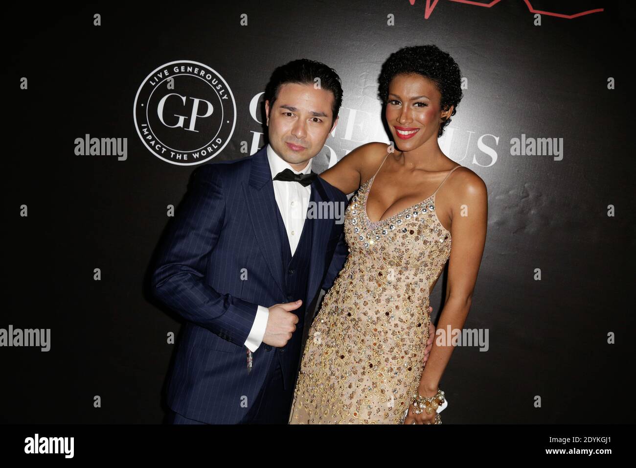 Exclusive - David Luu and his wife Moana Luu attending the Heart Fund ...