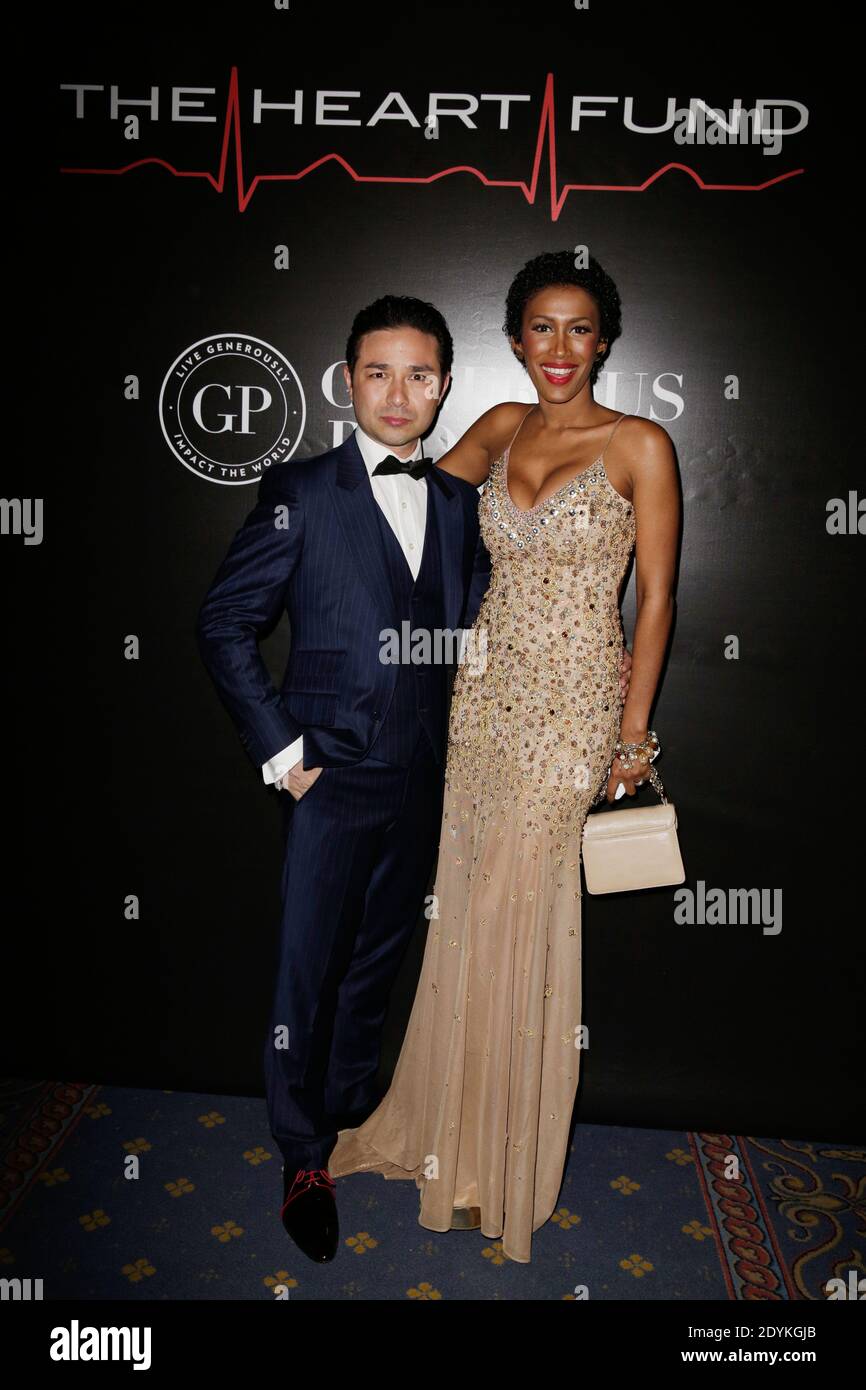 Exclusive - David Luu and his wife Moana Luu attending the Heart Fund ...