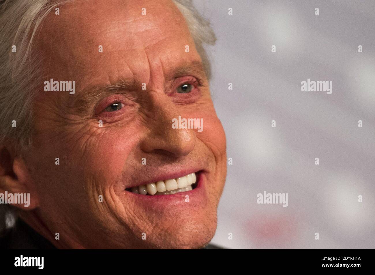 Michael Douglas attends the "Behind the Candelabra" press conference ...