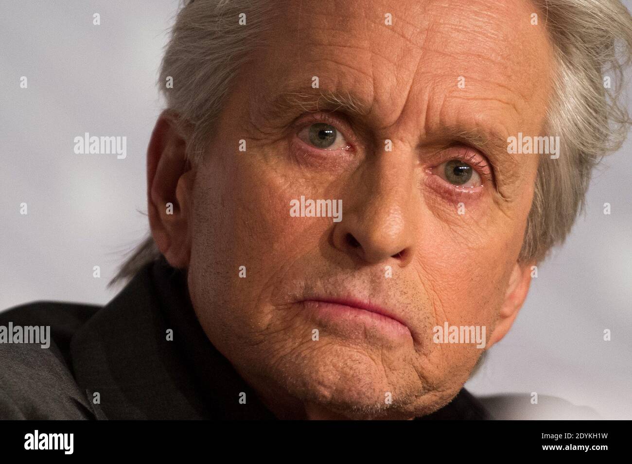 Michael Douglas attends the "Behind the Candelabra" press conference ...