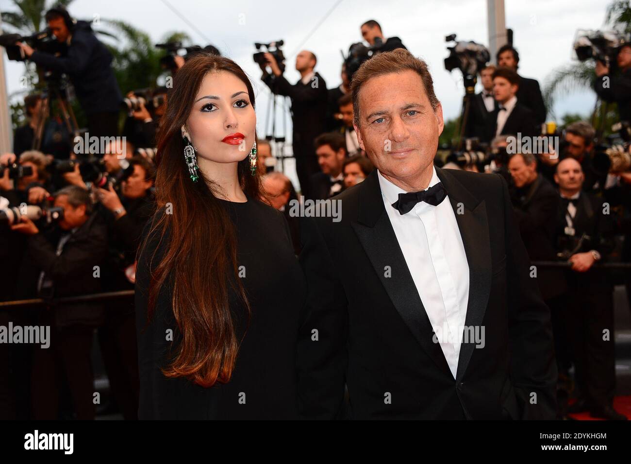 Eric Besson and his wife Yasmine arriving for All Is Lost screening ...