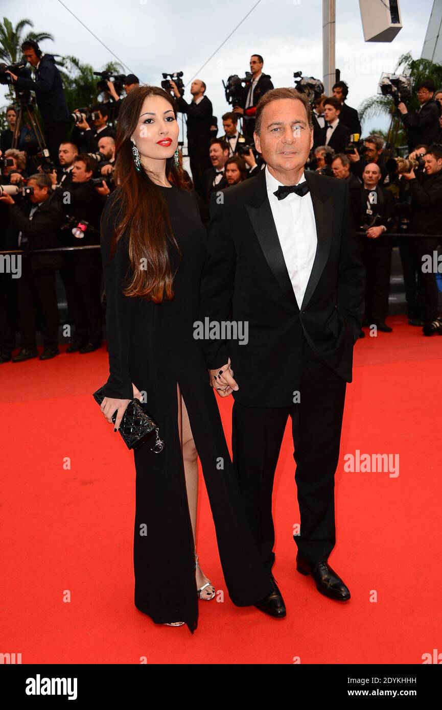 Eric Besson and his wife Yasmine arriving for All Is Lost screening ...