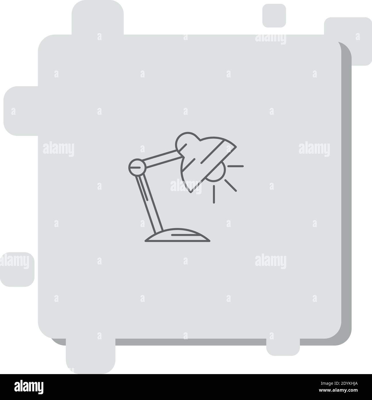 study light vector icon modern simple vector illustration Stock Vector ...