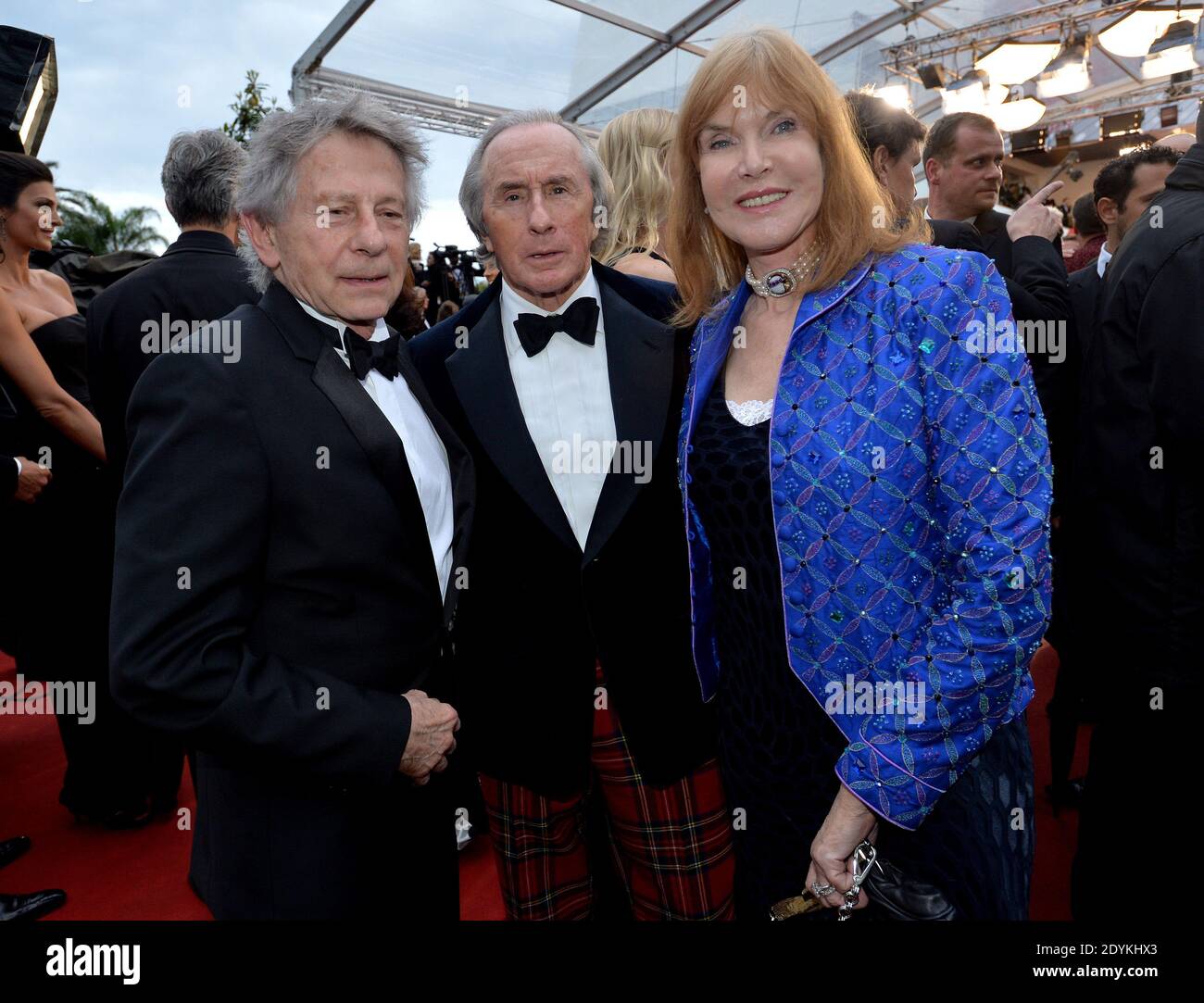 Roman Polanski, Jackie Stewart arriving for All Is Lost screening held ...