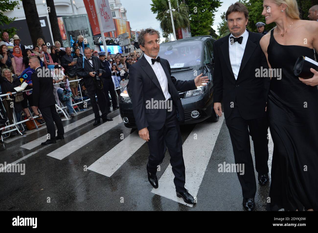 Alain Prost arriving for All Is Lost screening held at the Palais Des ...
