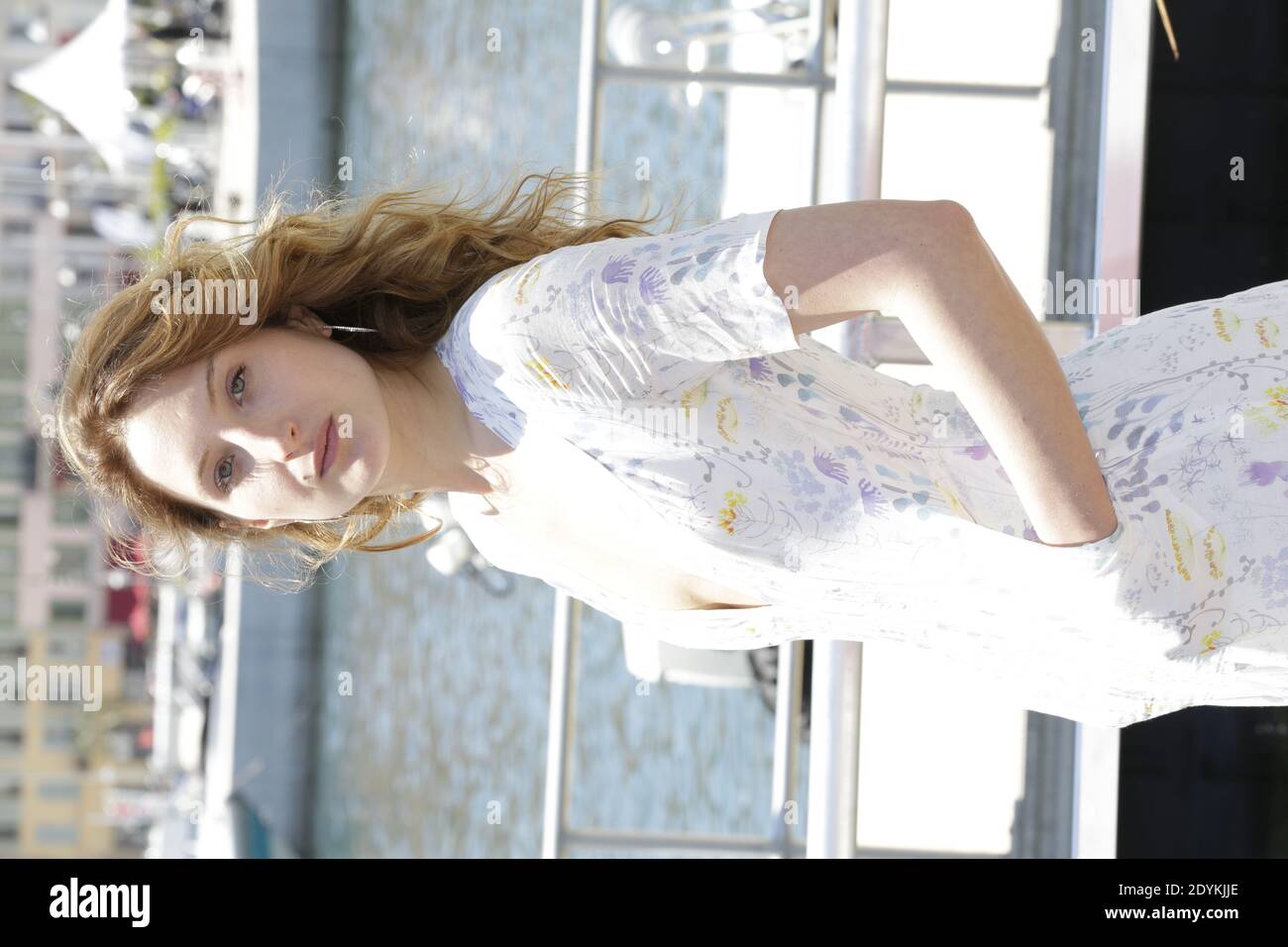 Actress Julia Platon poses during the 20th ADAMI talents as part of the ...