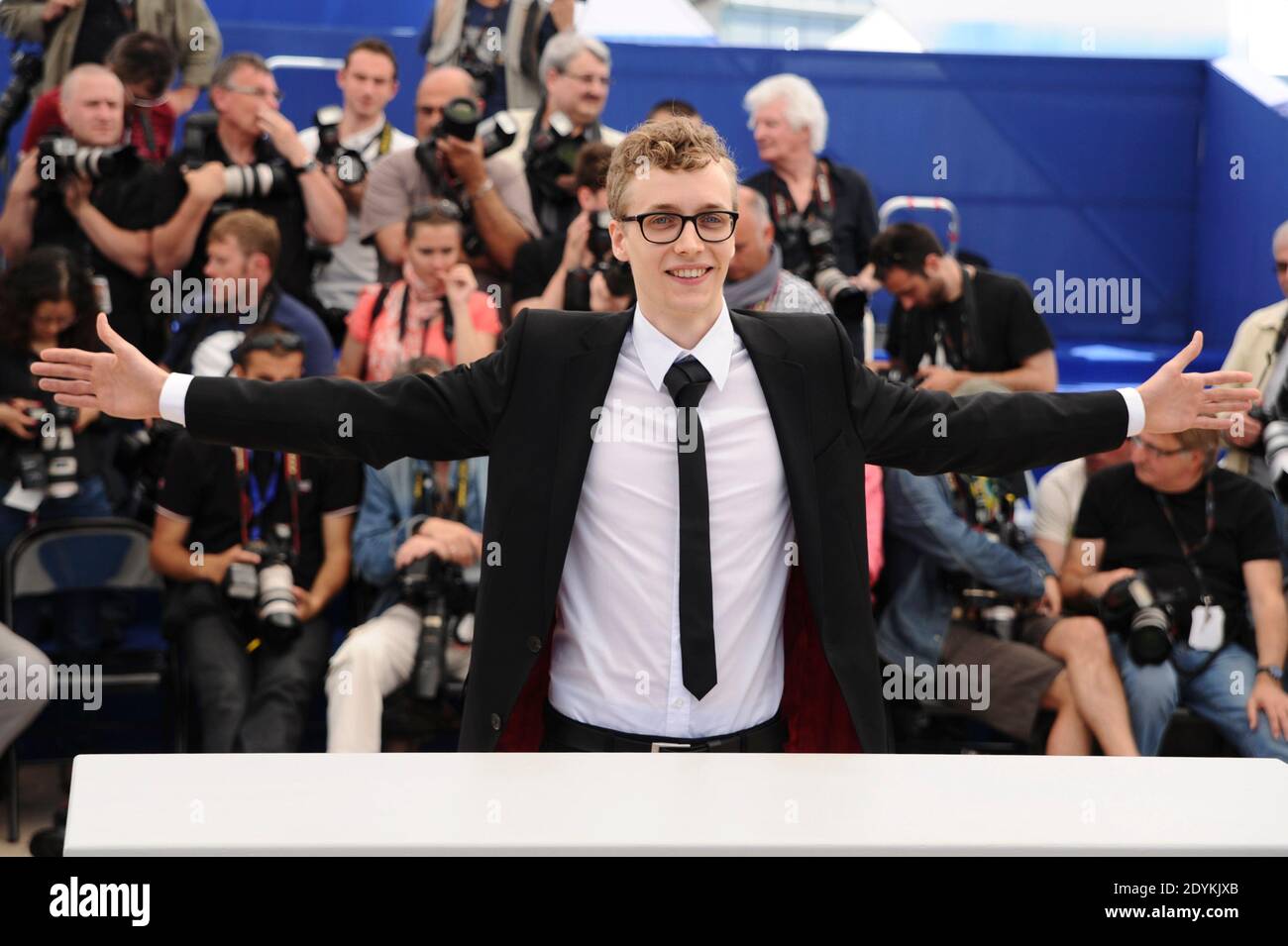 Julius Feldmeier posing at the 'Tore Tanzt' photocall held at the ...