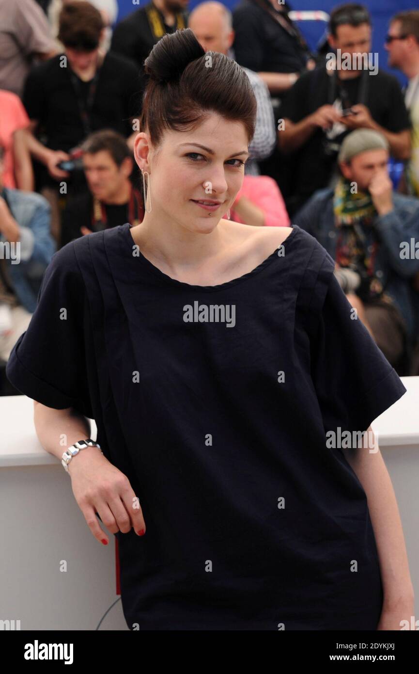 Katrin Gebbe posing at the 'Tore Tanzt' photocall held at the Palais ...