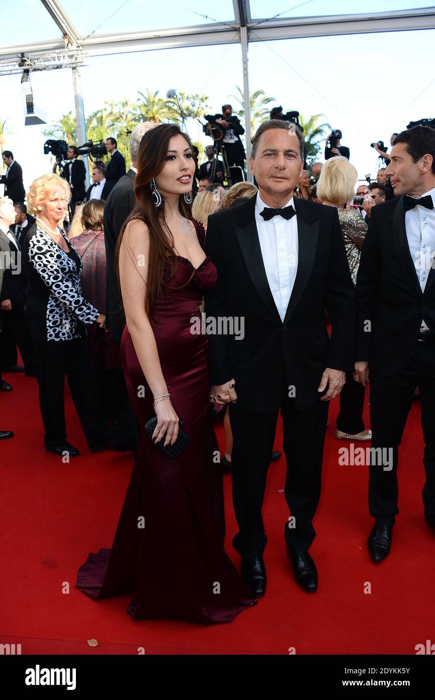 Eric Besson and his wife Yasmine arriving for Nebraska screening held ...