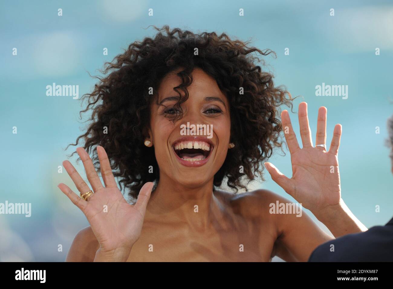 Stefi Celma appears on Canal + TV show Le Grand Journal during the 66th ...