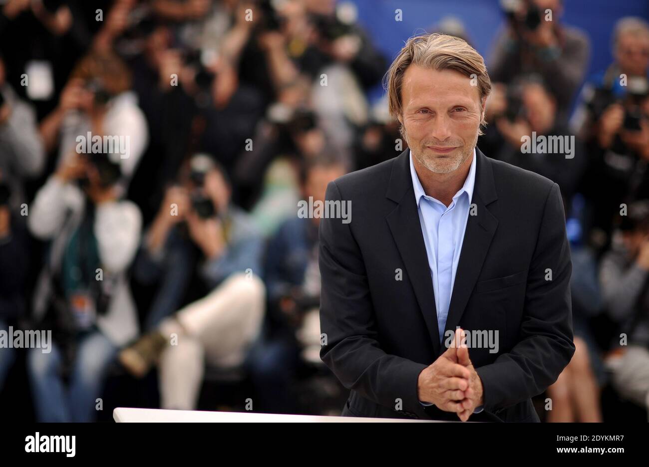 Mads Mikkelsen poses at the photocall for the film Michael Kohlhaas ...