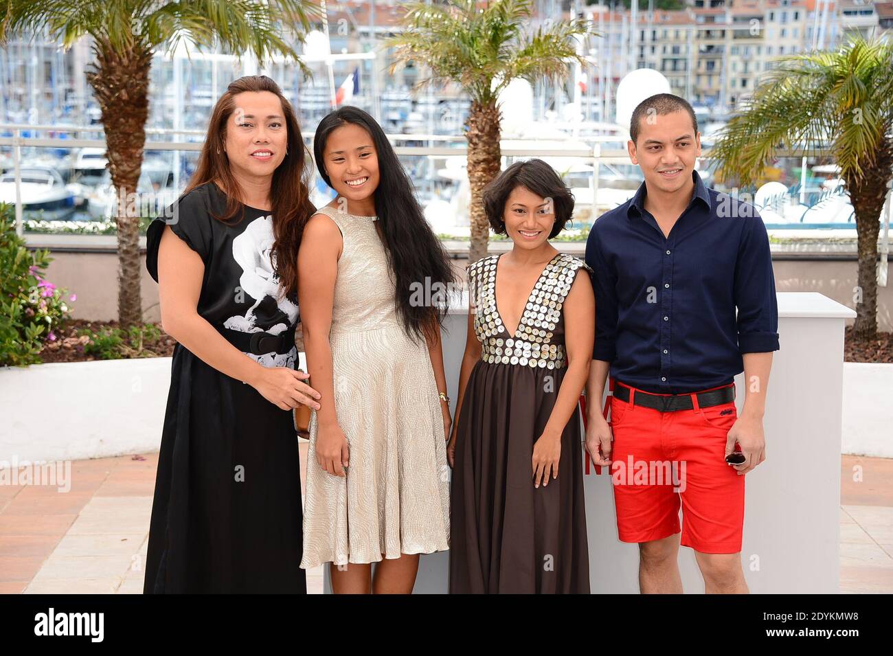 Moira, Angeli Bayani, Hazel Orencio and Archie Alemania posing at Norte ...