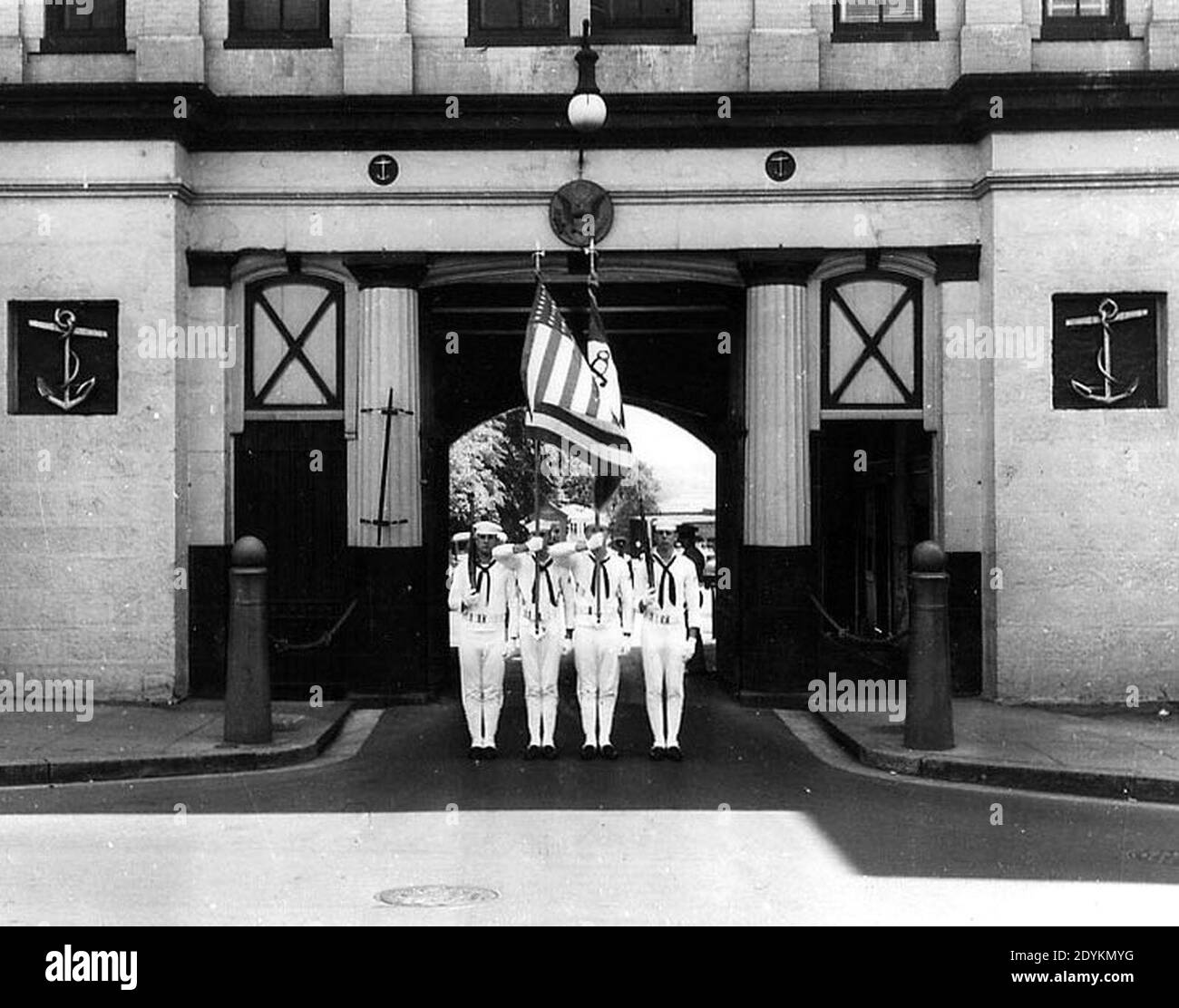 Latrobe Gate - Color guard Stock Photo - Alamy