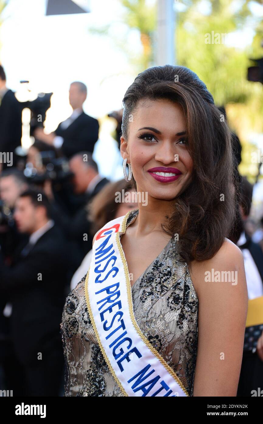 Miss Prestige National Auline Grac arriving for the Immigrant screening ...
