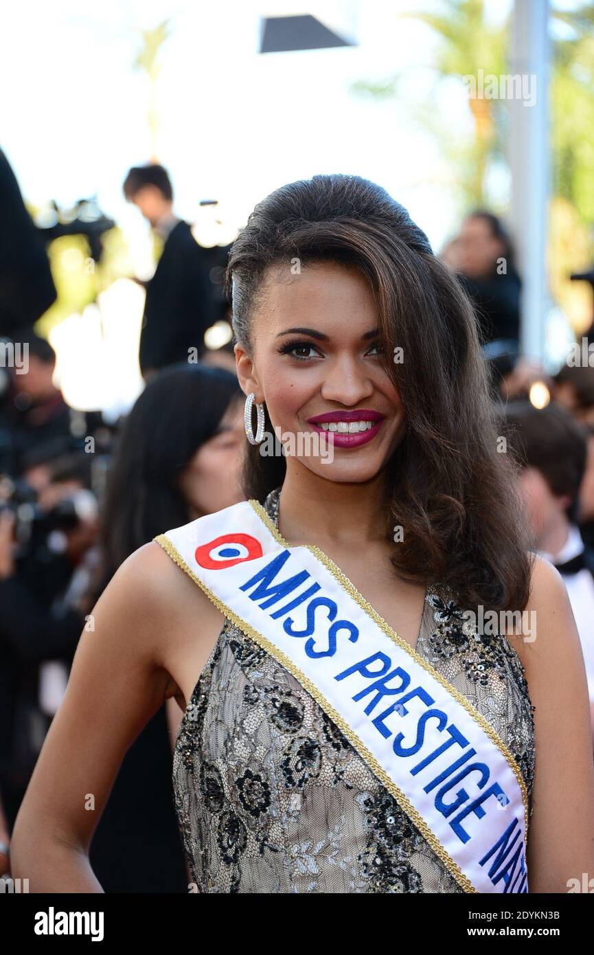 Miss Prestige National Auline Grac arriving for the Immigrant screening ...