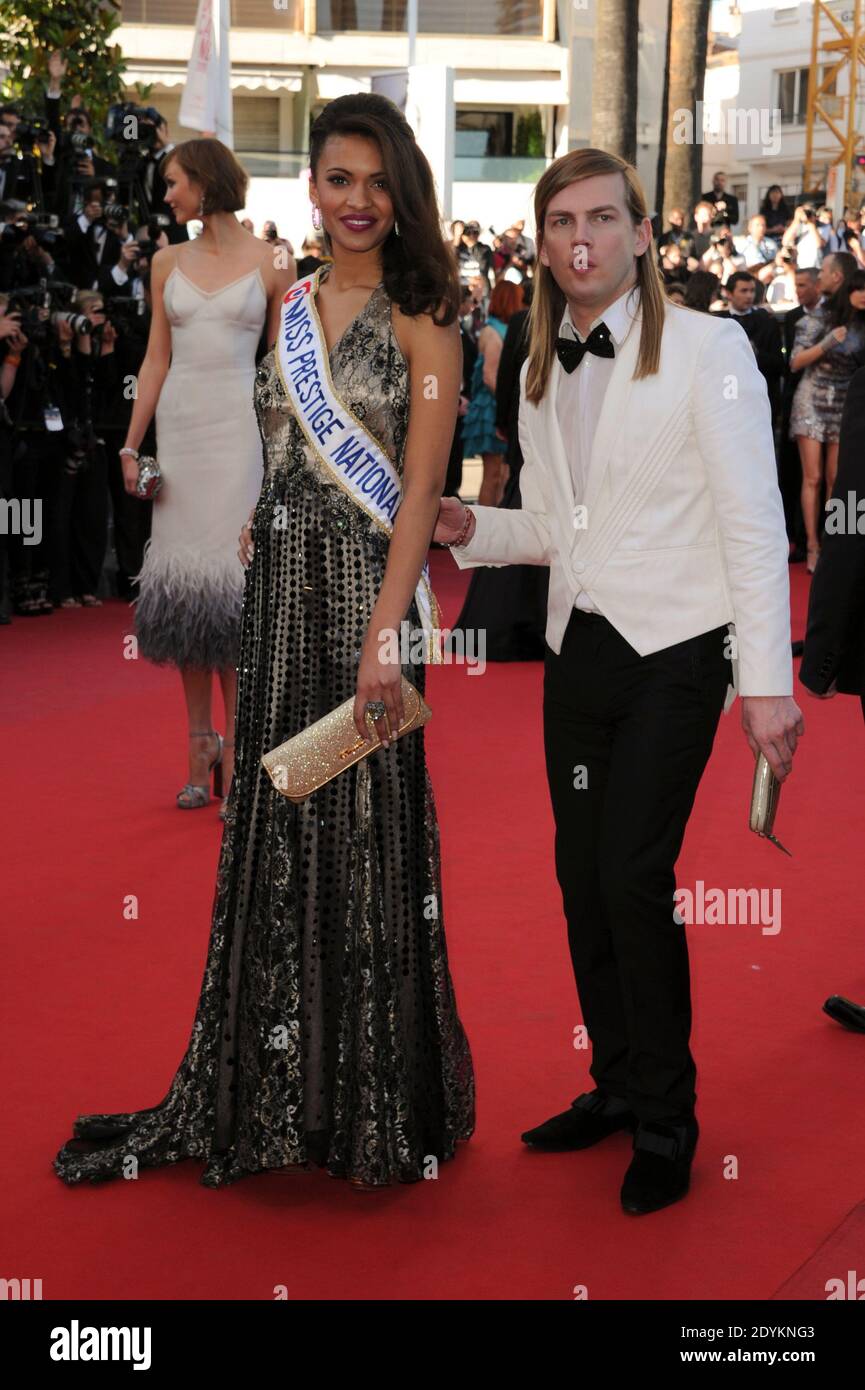 Auline Grac, Christophe Guillarme arriving for the Immigrant screening ...