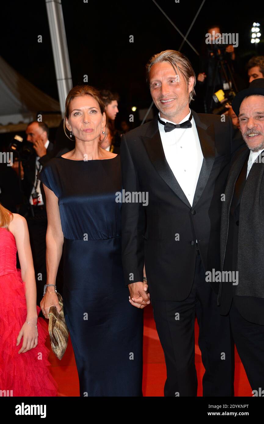 Mads Mikkelsen, Hanne Jacobsen arriving for the Michael Kohlhaas ...