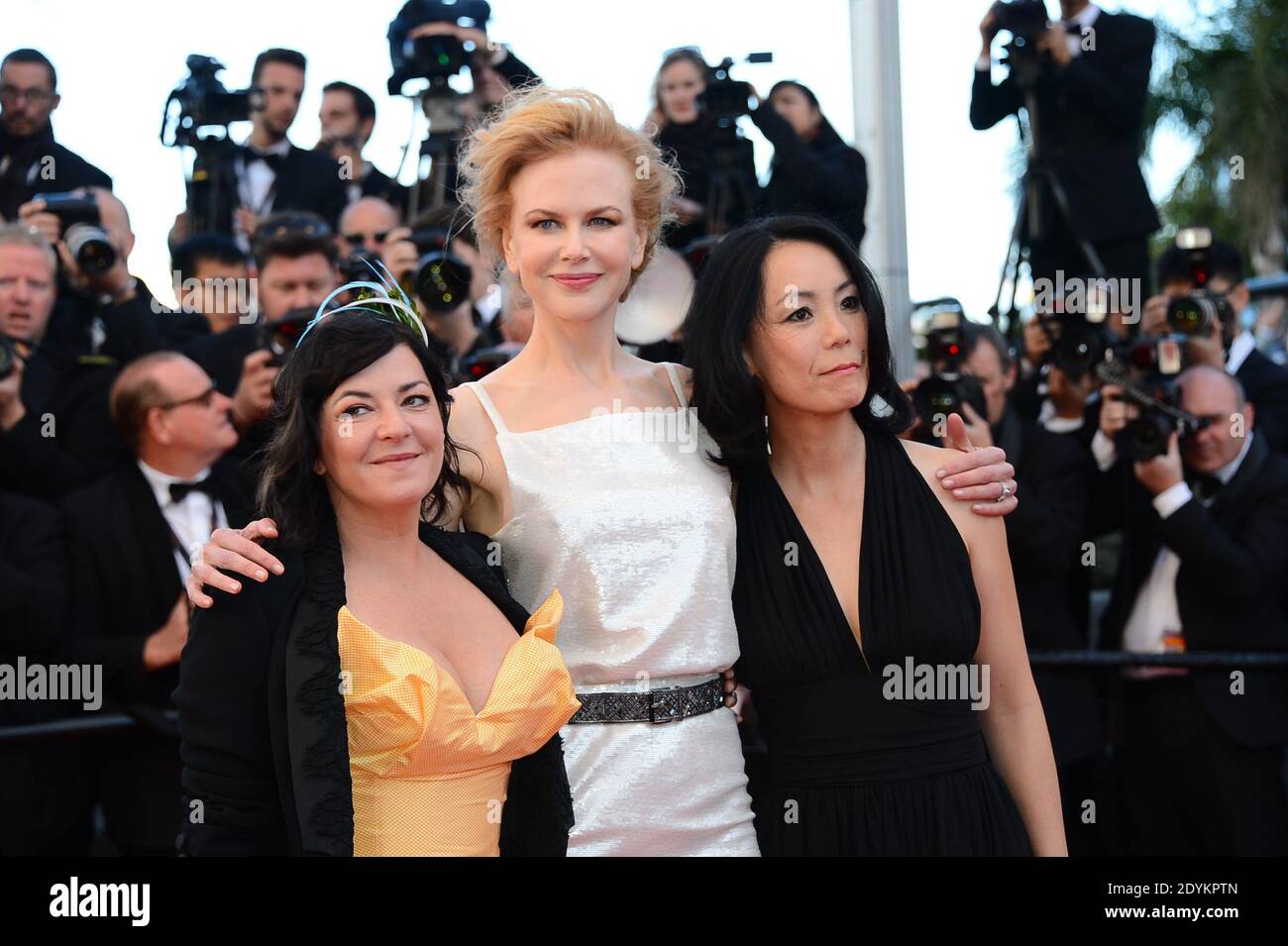 Jury members Lynne Ramsay, Naomi Kawase and Nicole Kidman arriving for ...