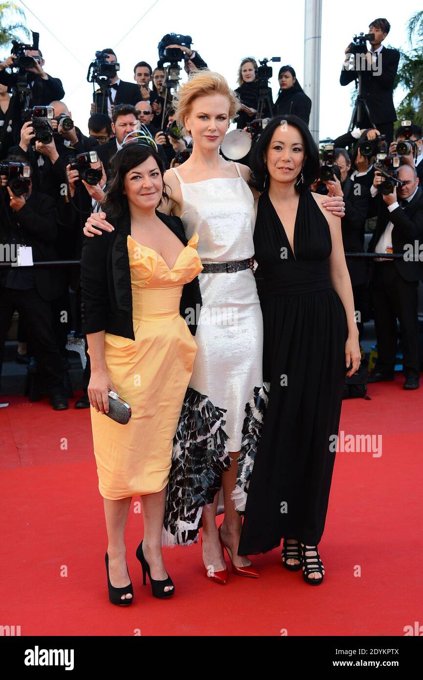 Jury members Lynne Ramsay, Naomi Kawase and Nicole Kidman arriving for ...
