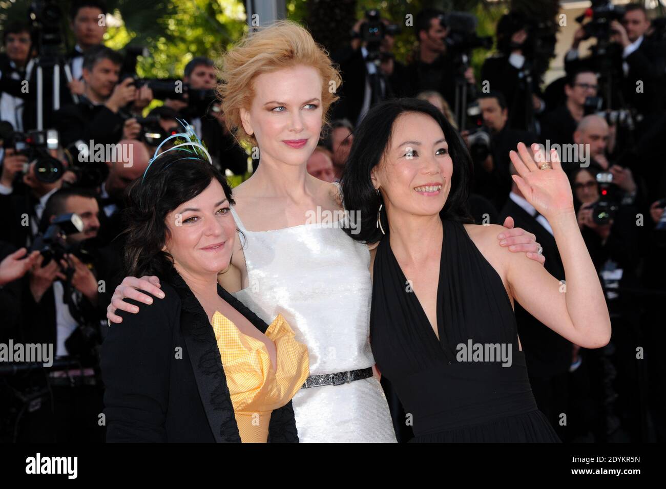 Jury members Lynne Ramsay, Nicole Kidman and Naomi Kawase arriving for ...