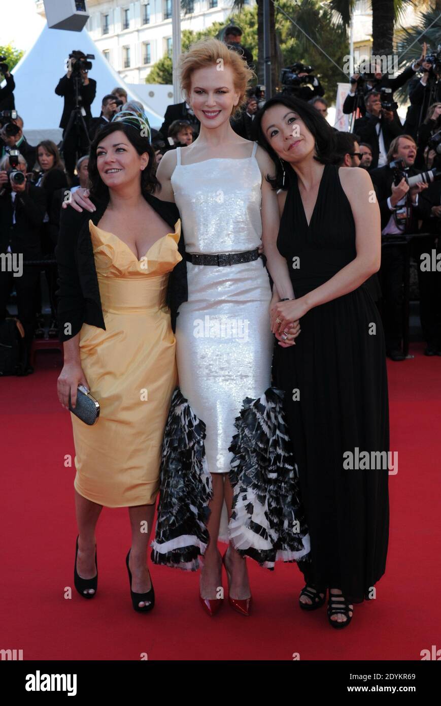 Jury members Lynne Ramsay, Nicole Kidman and Naomi Kawase arriving for ...