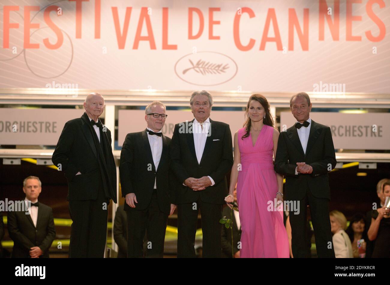 Thierry Fremaux, Gilles Jacob, Alain Delon, Culture minister Aurelie ...