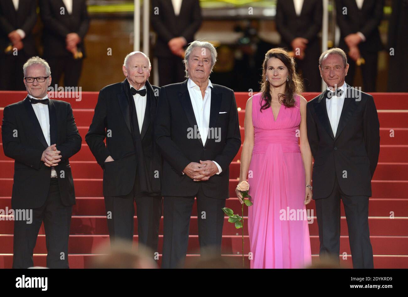 Thierry Fremaux, Gilles Jacob, Alain Delon, Culture minister Aurelie ...