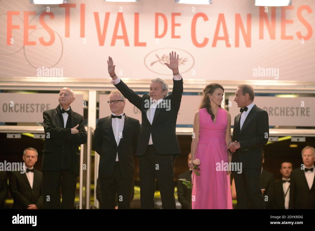 Thierry Fremaux, Gilles Jacob, Alain Delon, Culture minister Aurelie ...