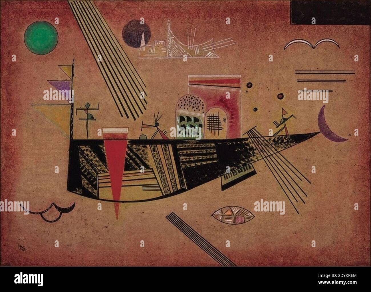 Launisch by Wassily Kandinsky Stock Photo - Alamy