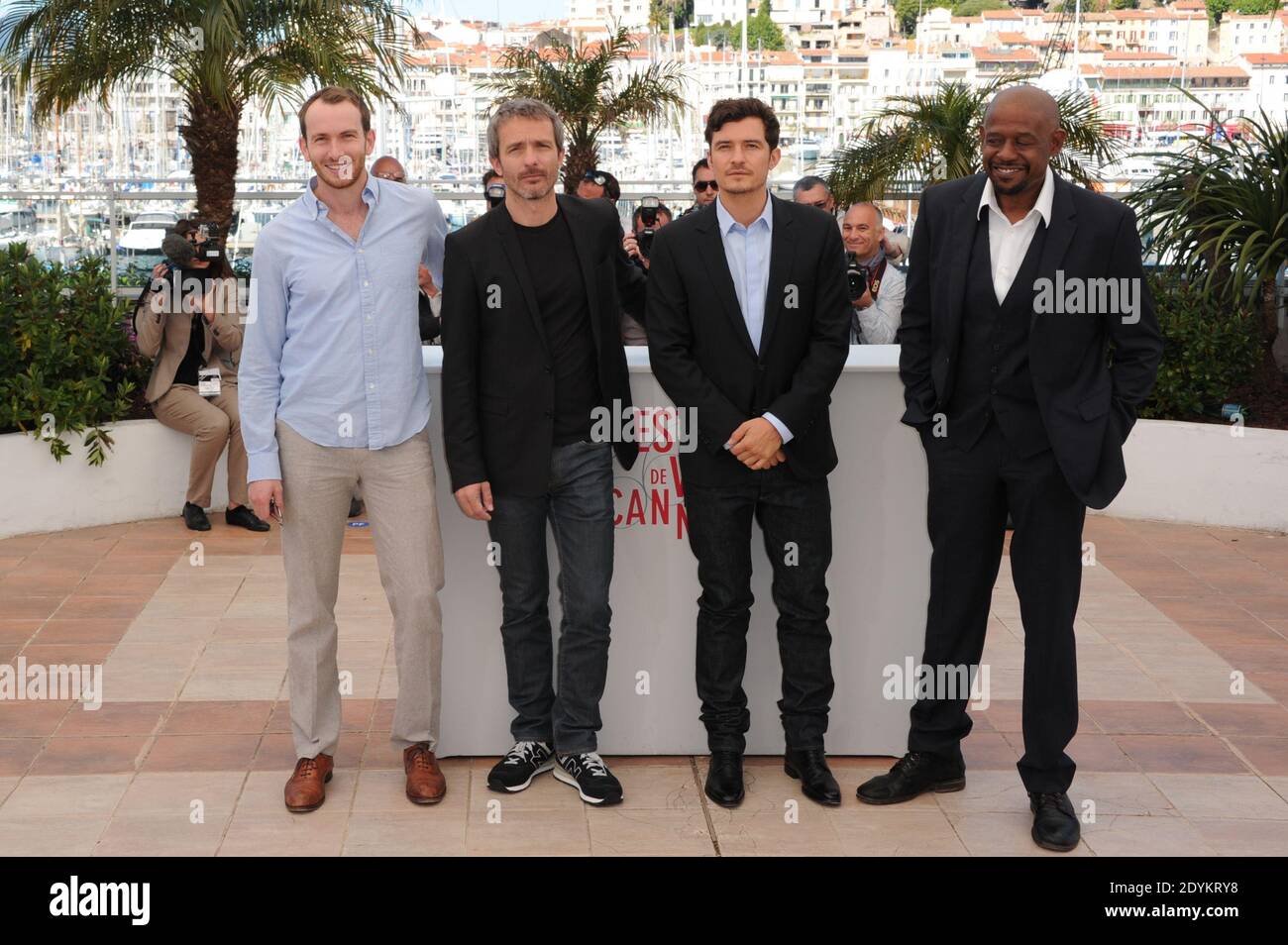 Conrad Kemp, Jerome Salle, Orlando Bloom and Forest Whitaker pose at ...
