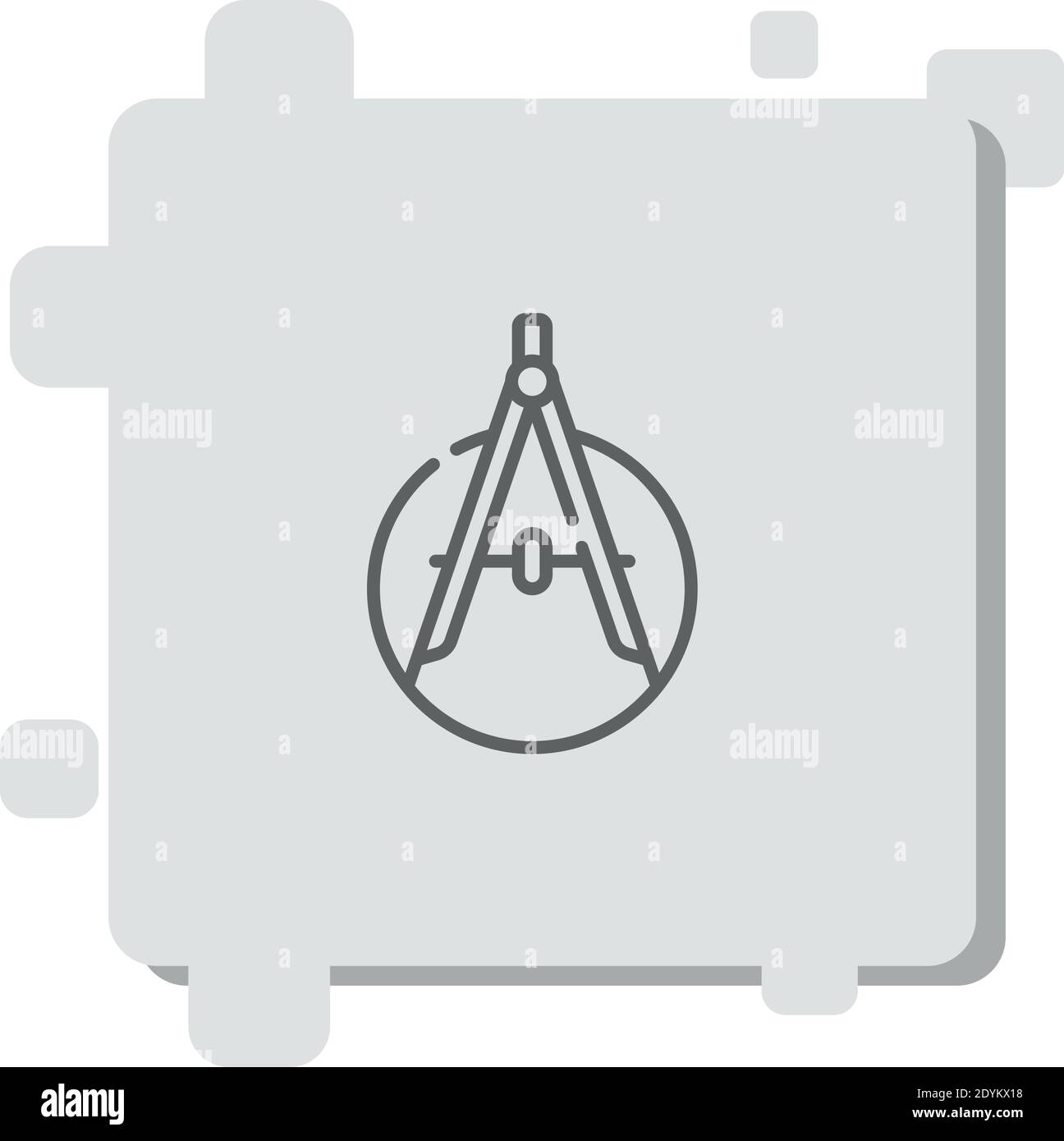 compass vector icon modern simple vector illustration Stock Vector ...
