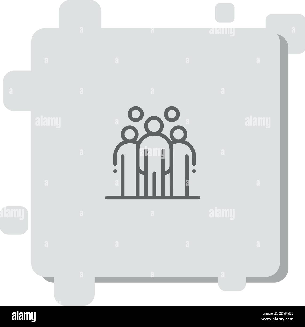 group vector icon modern simple vector illustration Stock Vector Image ...