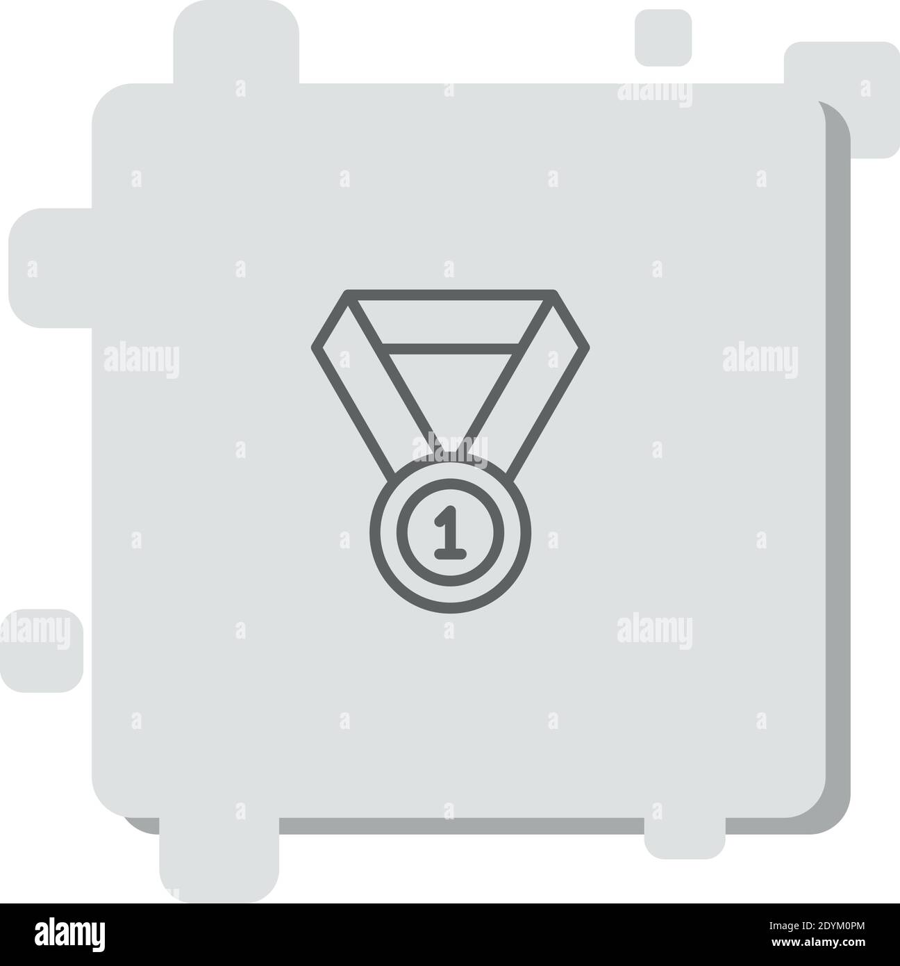 medal vector icon modern simple vector illustration Stock Vector Image ...