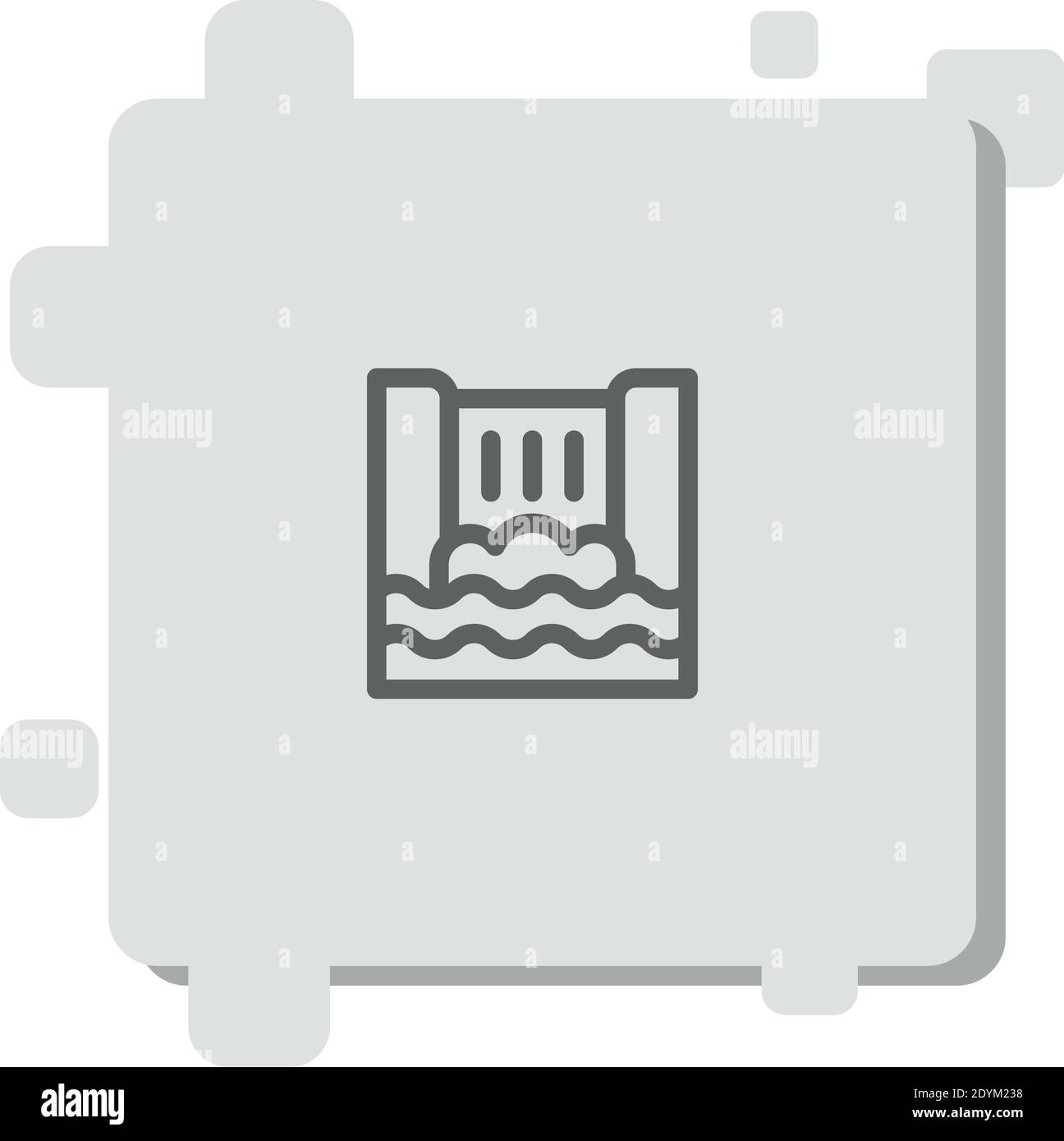 waterfall vector icon modern simple vector illustration Stock Vector ...