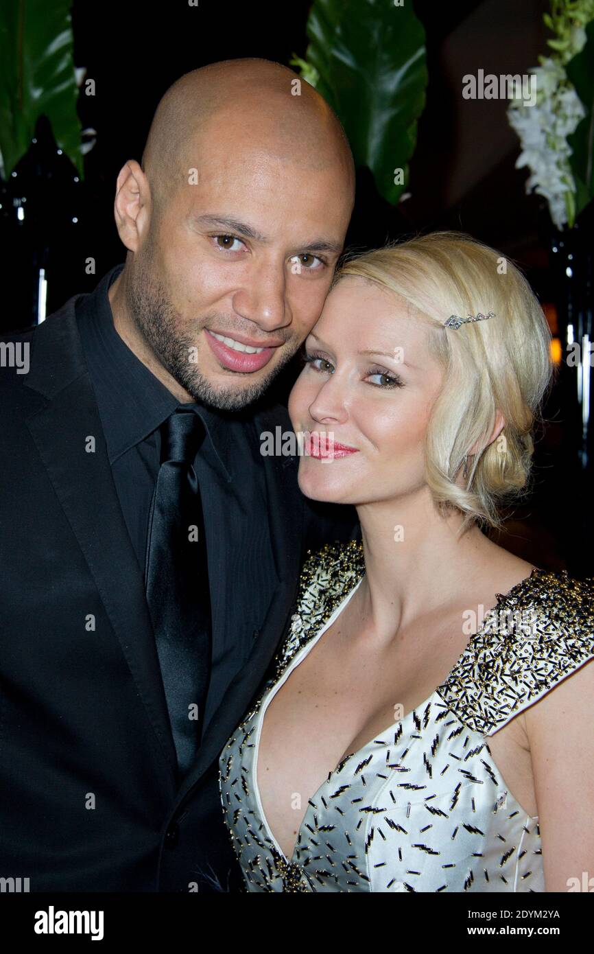 Xavier Delarue and Tatiana-Laurence Delarue attend the fundraising ...