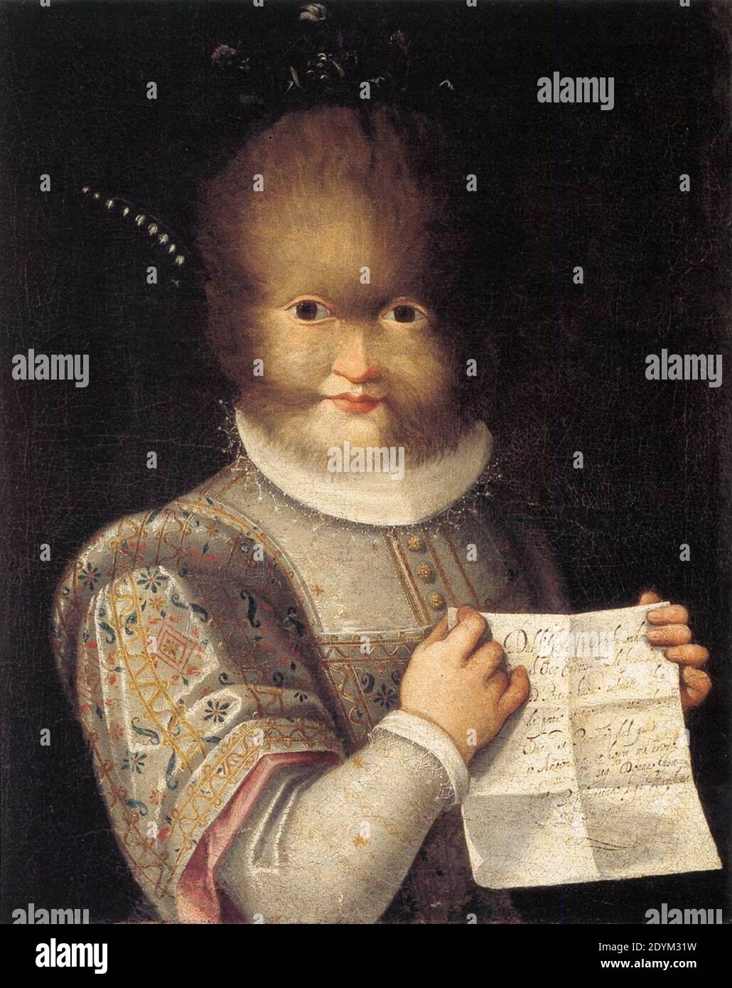 Lavinia Fontana - Portrait of Antonietta Gonzalez Stock Photo - Alamy