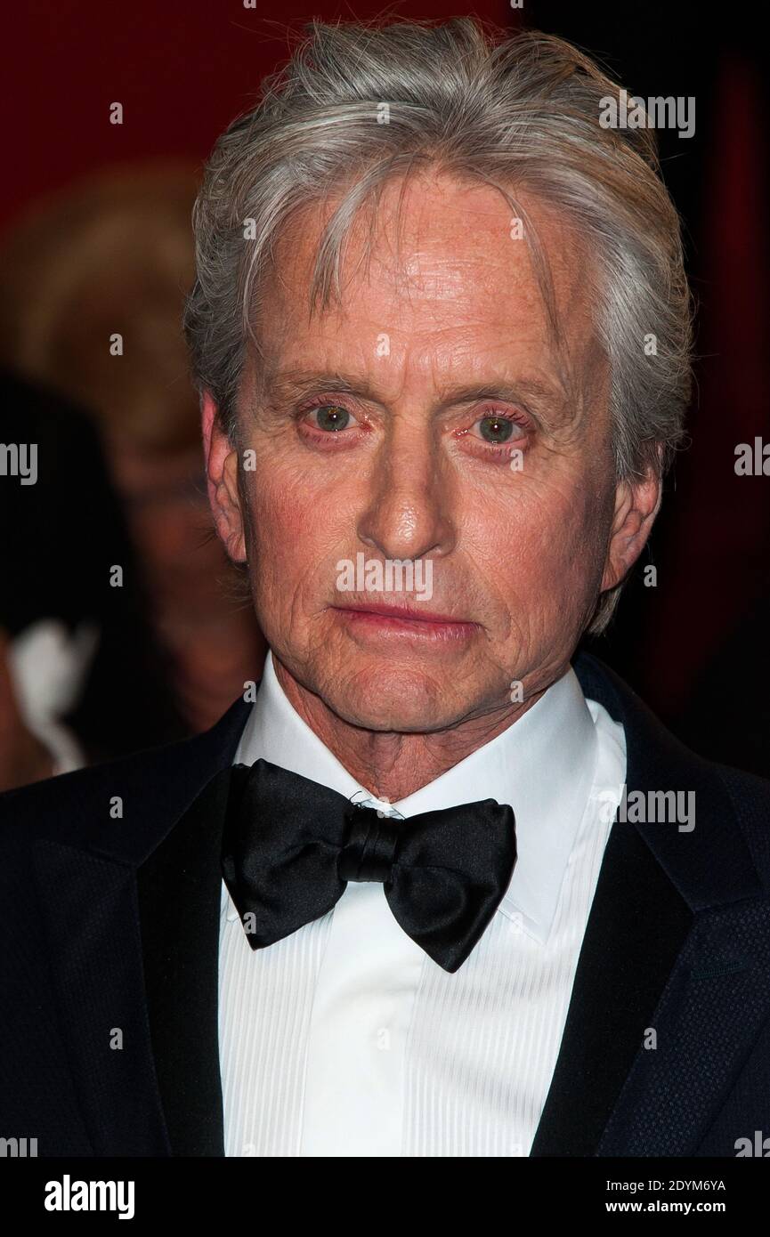 Michael Douglas leaving the 'Behind The Candelabra' screening held at ...
