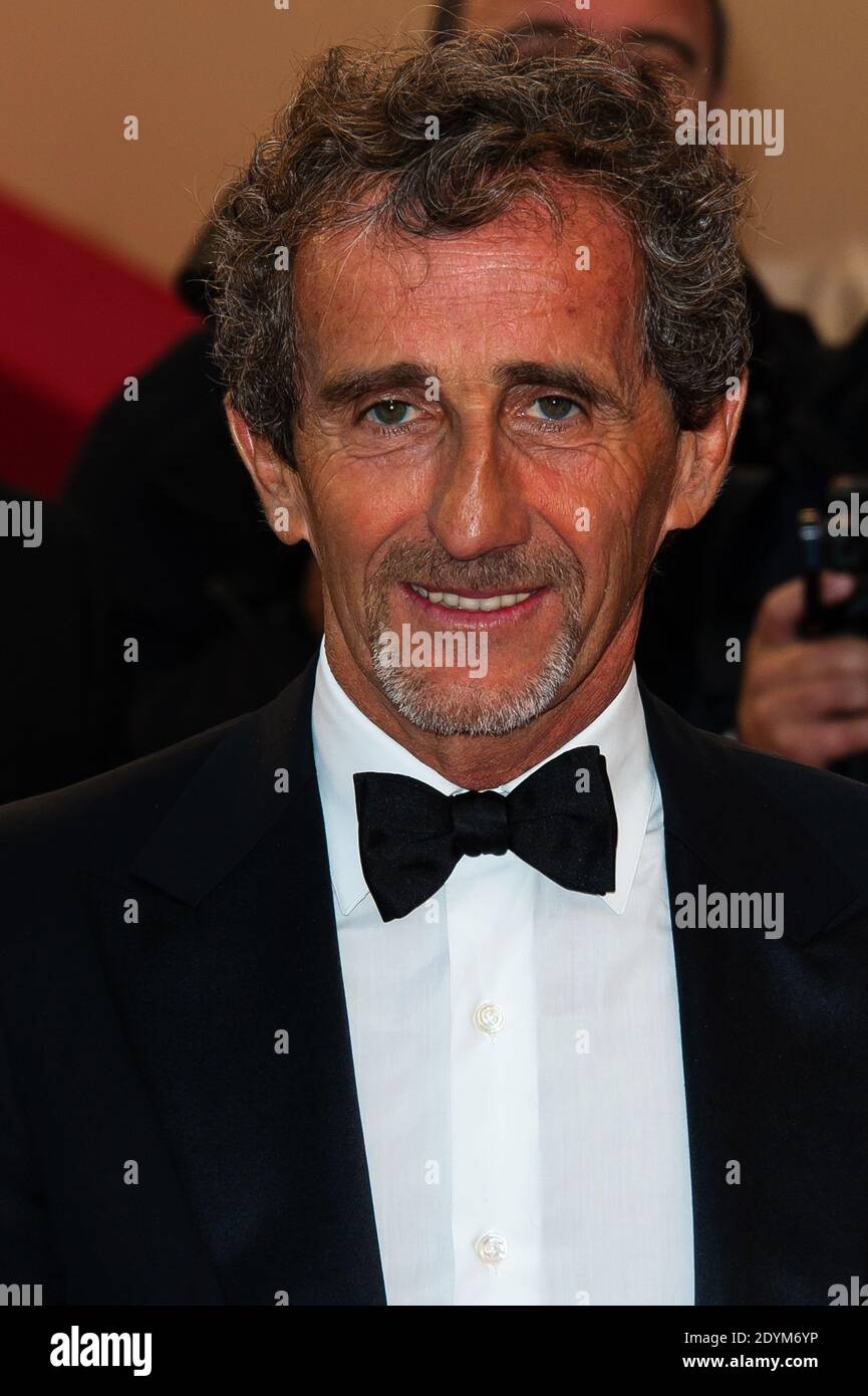 Alain Prost arriving for 'All Is Lost' screening held at the Palais Des ...