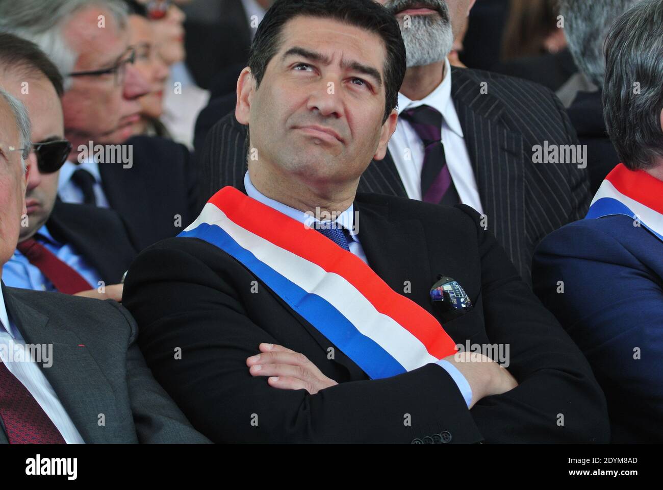 Karim Zribi attends the inauguration of "CMA CGM Jules Verne", the ...