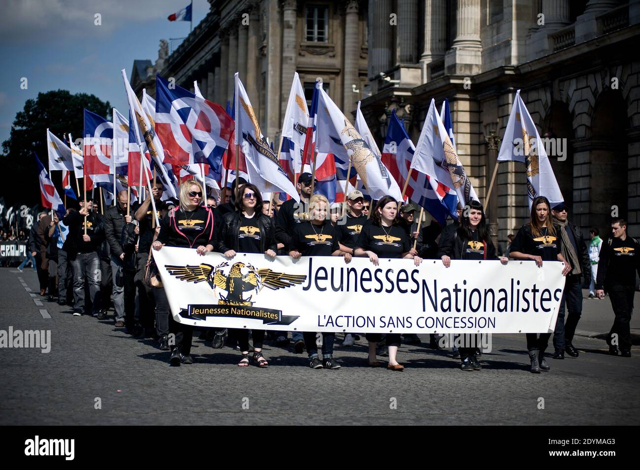 File photo of far-right Jeunesses Nationalistes Revolutionnaires (JNR ...