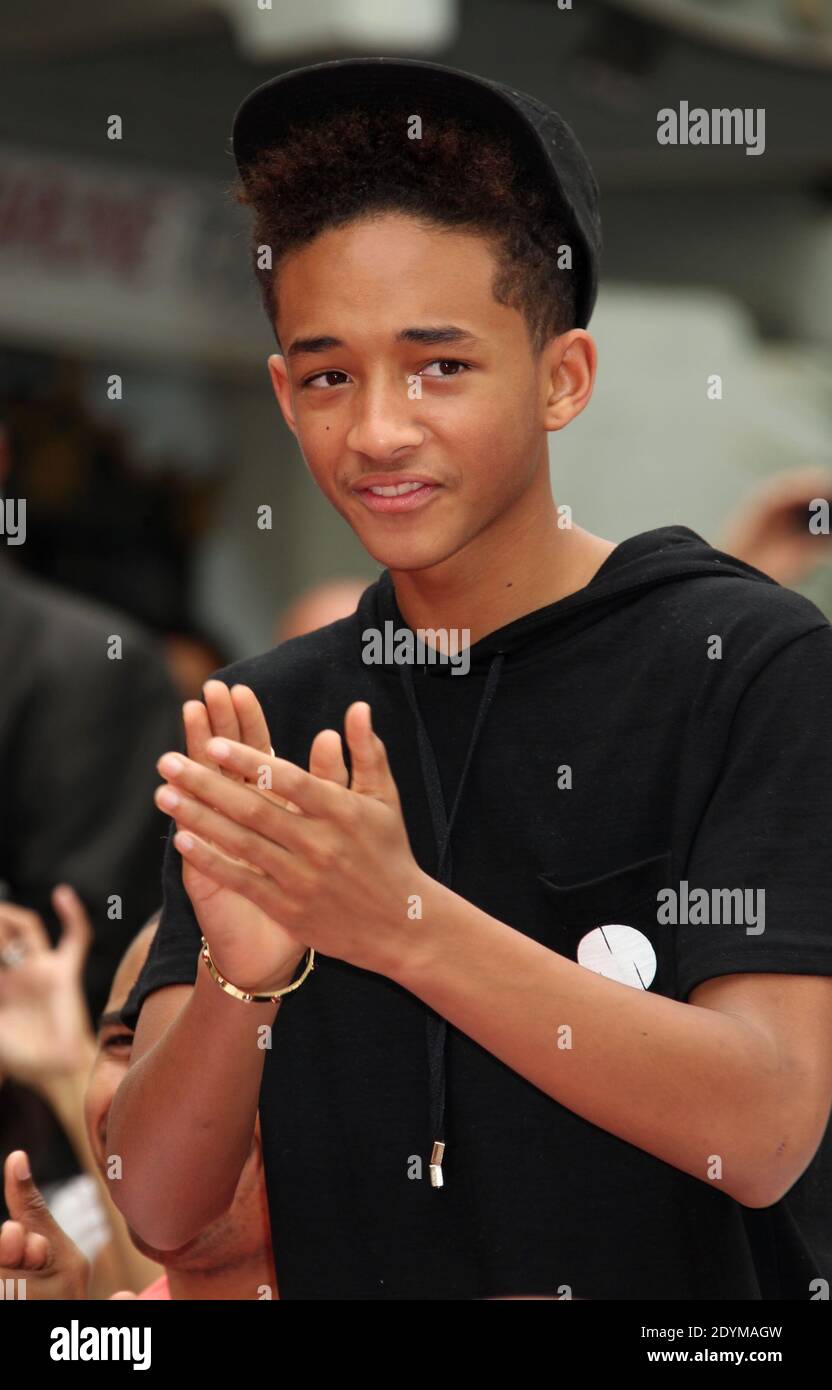 Jaden Smith attends the Jackie Chan's handprint and footprint ceremony ...